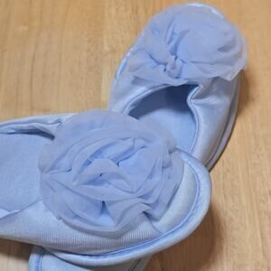 Vanity Fair | Shoes | Vanity Fair Womens Blue Nylon House Shoes Bedroom ...